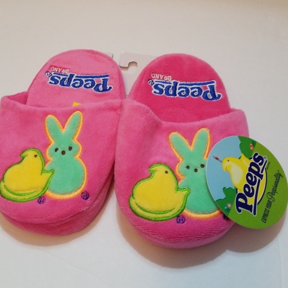 peeps | Shoes | New Peeps Girls Slippers Small 58 | Poshmark